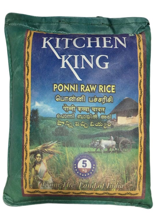 KITCHEN KING PONI RAW RICE 5KG – Raj Grocery