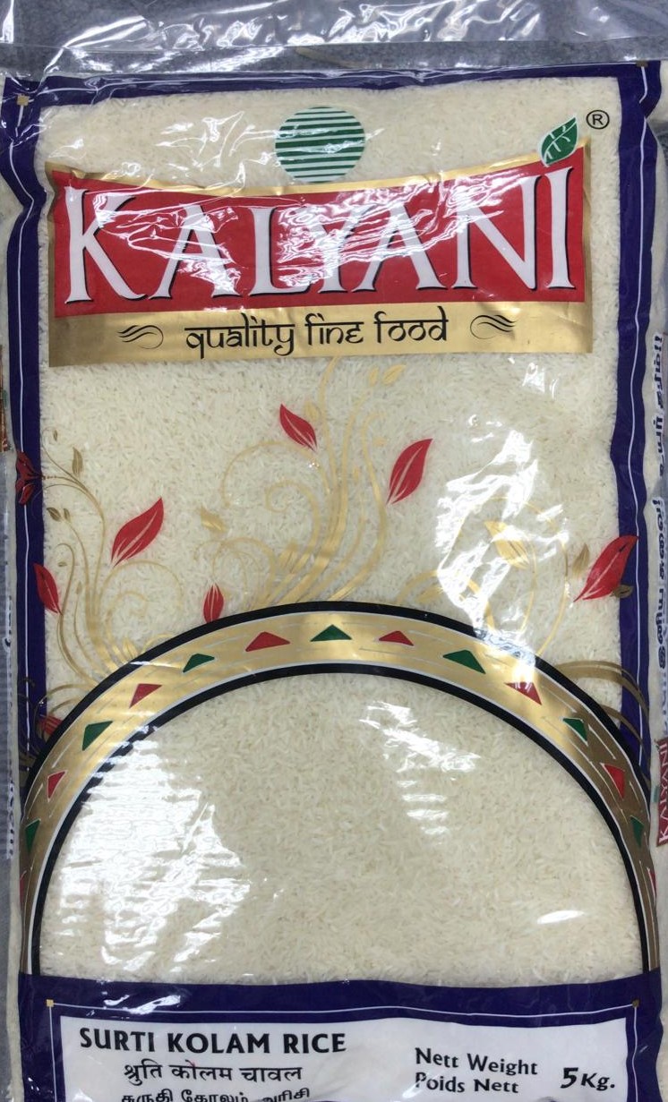 KALYANI SURTI KOLAM RICE 5KG – Raj Grocery