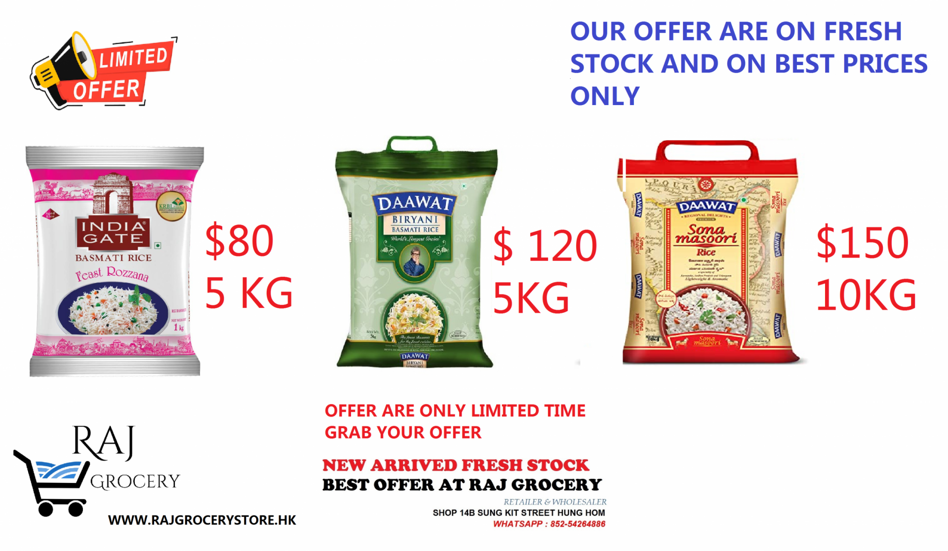Raj Grocery – Groceries at your doorstep